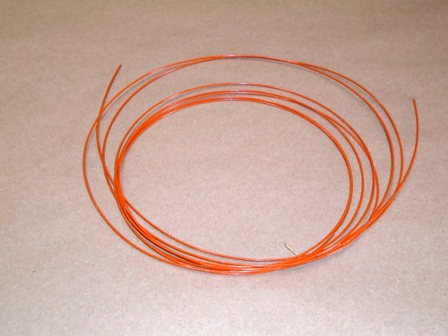 (12 FT ) IMS M81044/17-24-3 ( 24Awg ) Orange SPC Cable Wire 19/36 SPC ...