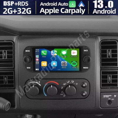 For 2001 2002 2003 04 Dodge Dakota Android 13 Navi CarPlay Car Stereo ...