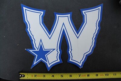 World Star W West Side California Blue White Z39B Vintage Skateboarding ...