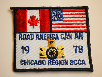 1978 Road America Can Am Racing Patch Chicago Region | eBay