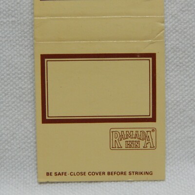 RAMADA INN, ST. JOE, MO., REAR STRIKE MATCHBOOK | eBay