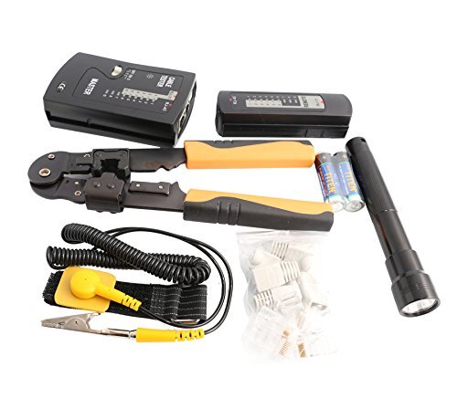 50 Pieces Network Tool Repair Kit Ethernet Lan Cable Tester Computer ...