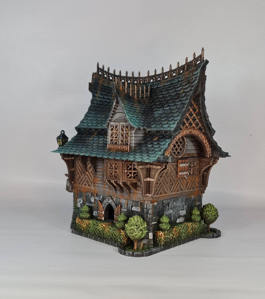 3d Printed Table Top Terrain Fantasy Vendor House DnD RPG Wargame ...