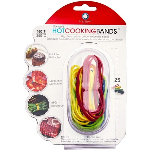 Stretch Cooking Band, 2-Inch, Package 25, Assorted Colors | eBay