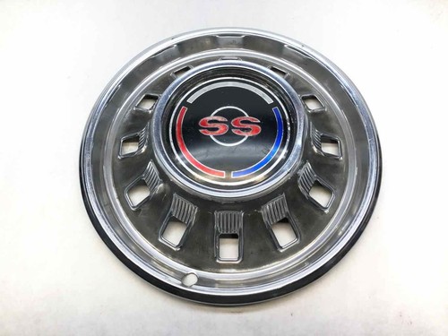 1967 Chevy Impala SS Single Center Emblem Wheel Hub Cap Cover OEM ...