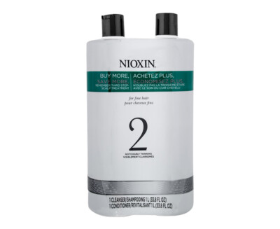 Nioxin System 2 Cleanser Shampoo and Scalp Therapy Conditioner Duo 33.8 ...
