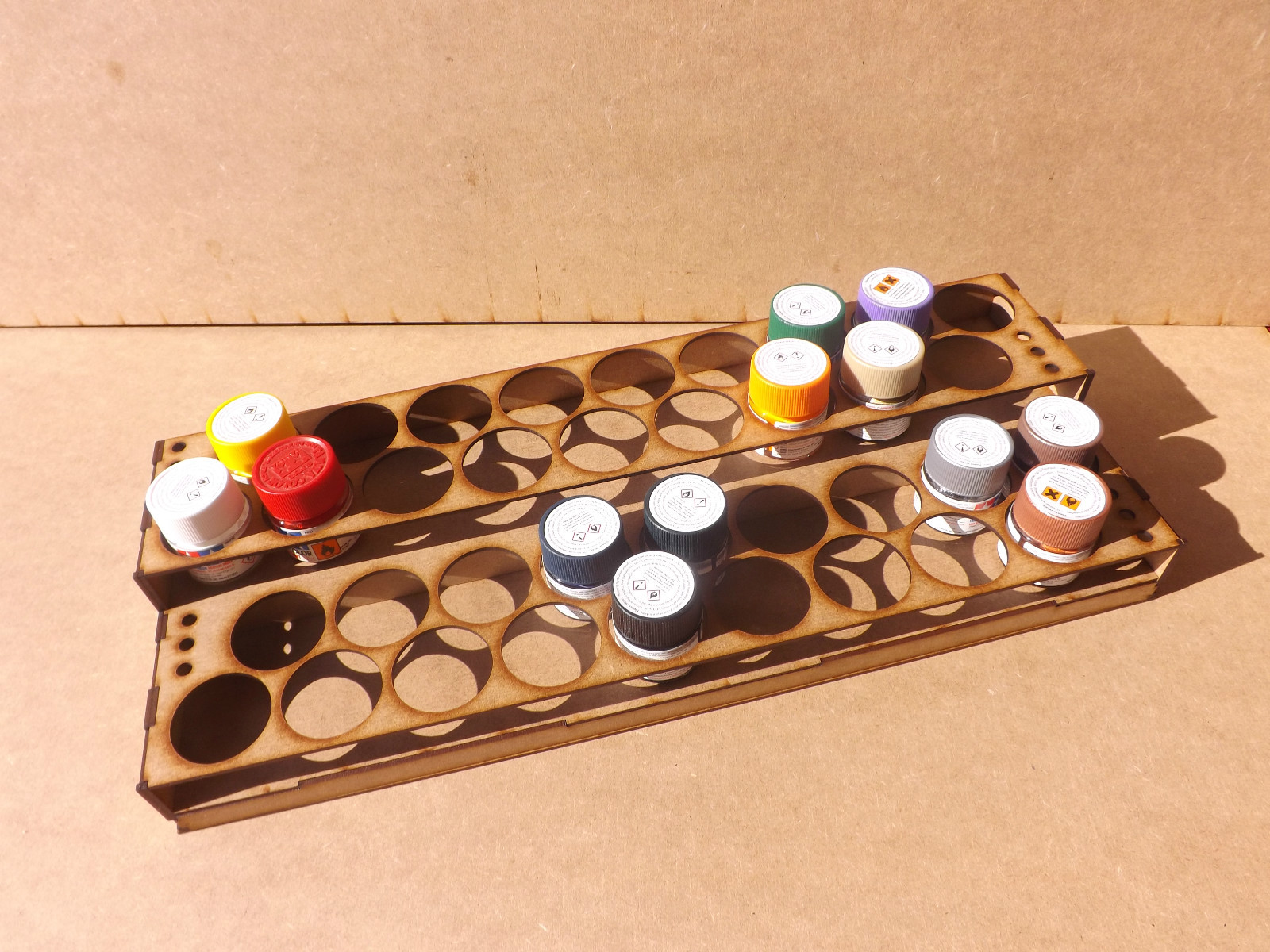 Paint Stand 36 pots rack storage Tamiya acrylic hobby airfix wargames ...