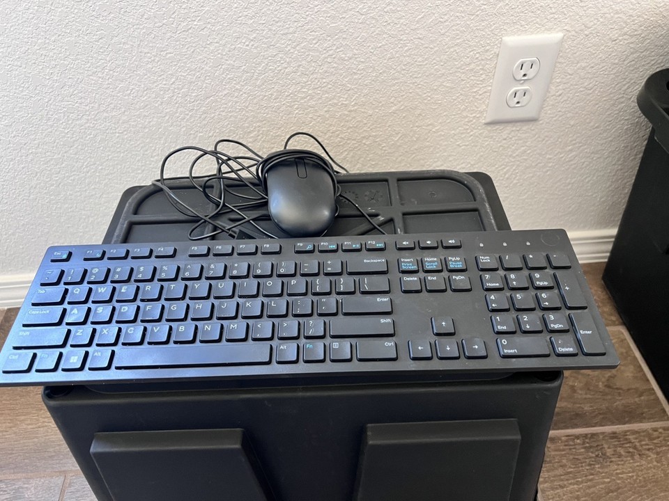 New Slim Dell KB216-BK-US Wired Keyboard w/Mouse! 5397063704354| eBay