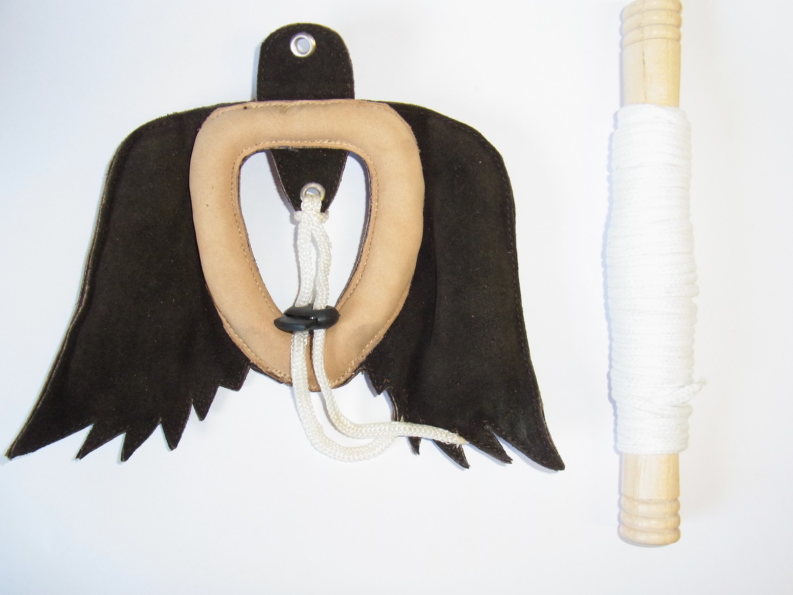 Falconry Leather Bird Lure including creance and Line | eBay