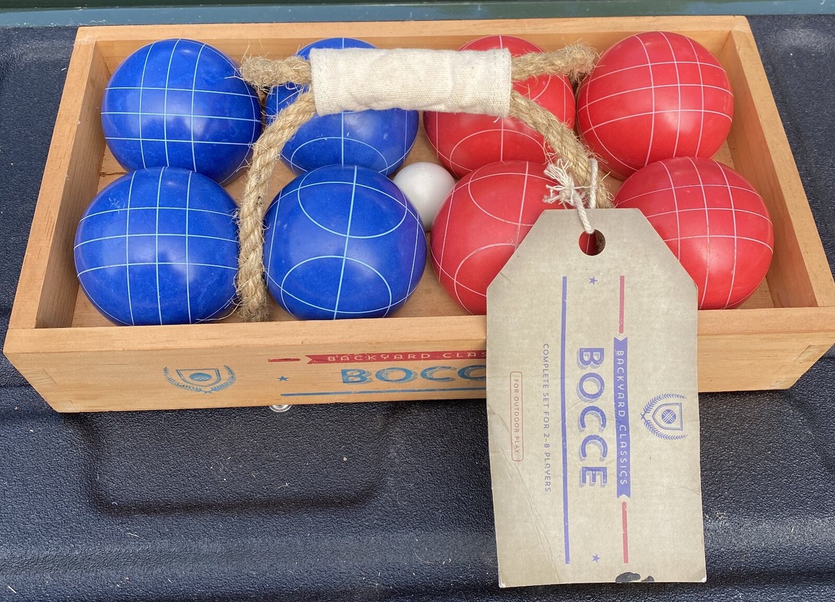 Wood Bocce Ball Bocce Ball Holders | Mahogany Wood | Bocce Ball Racks