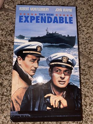 They Were Expendable (VHS, 2001) John Wayne, Robert Montgomery A57 ...