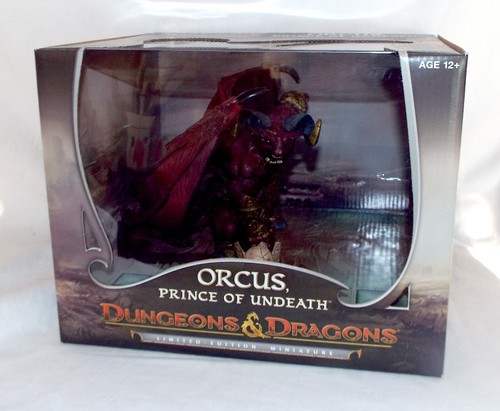 Dungeons & Dragons Gargantuan Miniature Orcus Prince of Undeath w/box ...