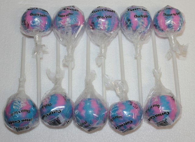 Lot of 10 Original Gourmet Lollipops Cotton Candy Flavor | eBay
