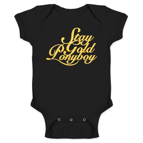 Stay Gold Ponyboy Baby Bodysuit | eBay