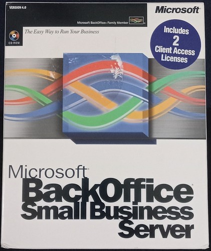 NIB, Microsoft BackOffice Small Business Server 4.0 w/2 Client Access ...