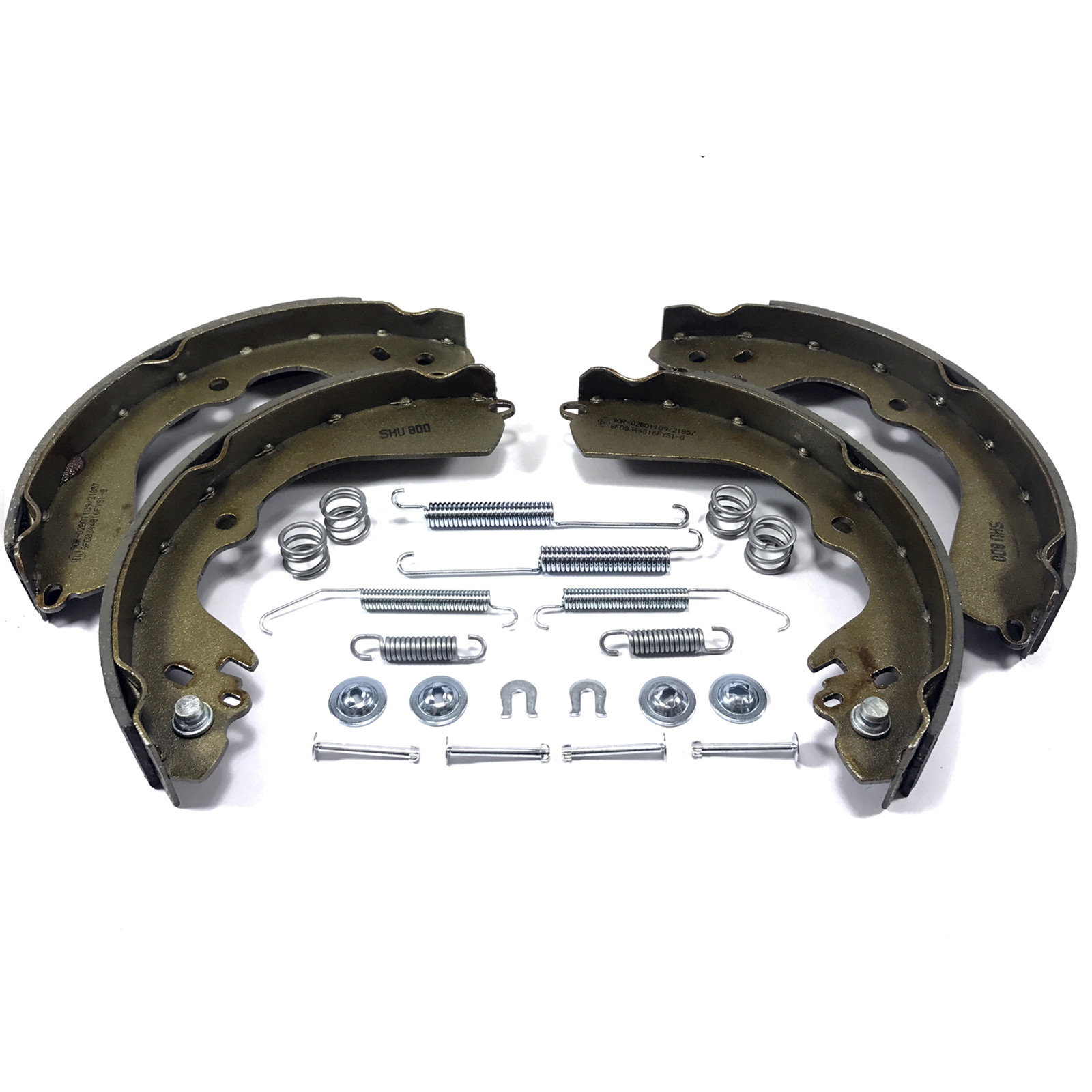 REAR BRAKE SHOES & SHOE FITTING KIT SPRING FIT: NISSAN NV200 VAN 2010 ...