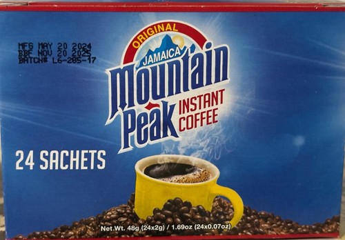 Original Jamaica Mountain Peak Instant Coffee (24 sachets) - Tariffs ...