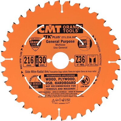 Lama circolare CMT Taglio lungo e traverso vena – 271 ITK PLUS - 271. ...