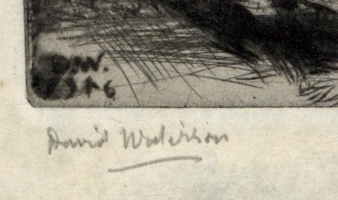 David Waterson Pencil Signed Etching Springtime | eBay UK