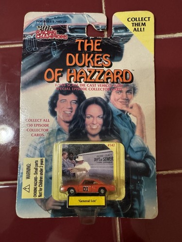 Racing Champions /The Dukes of Hazzard General Lee 1/144 Scale (Card ...