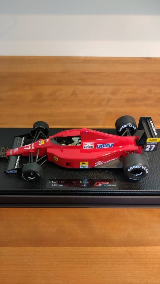 1/18 GP REPLICAS FERRARI F1-89 640 #27 1989 NIGEL MANSELL Ferrari Nigel ...