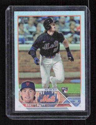 2023 Topps Series #89 Brett Baty RC Rookie Rainbow Foil NY Mets | eBay
