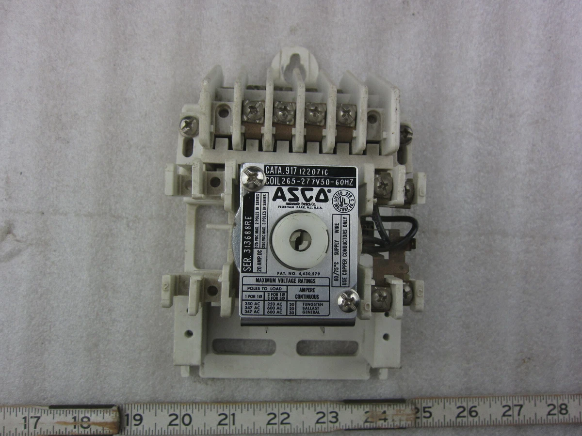 Asco 6 Pole Lighting Contactor | Shelly Lighting