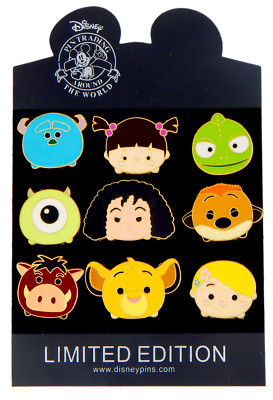 Walt Disney World Park Trading Pin Tsum Tsum Set - 9 Total LE Pins ...