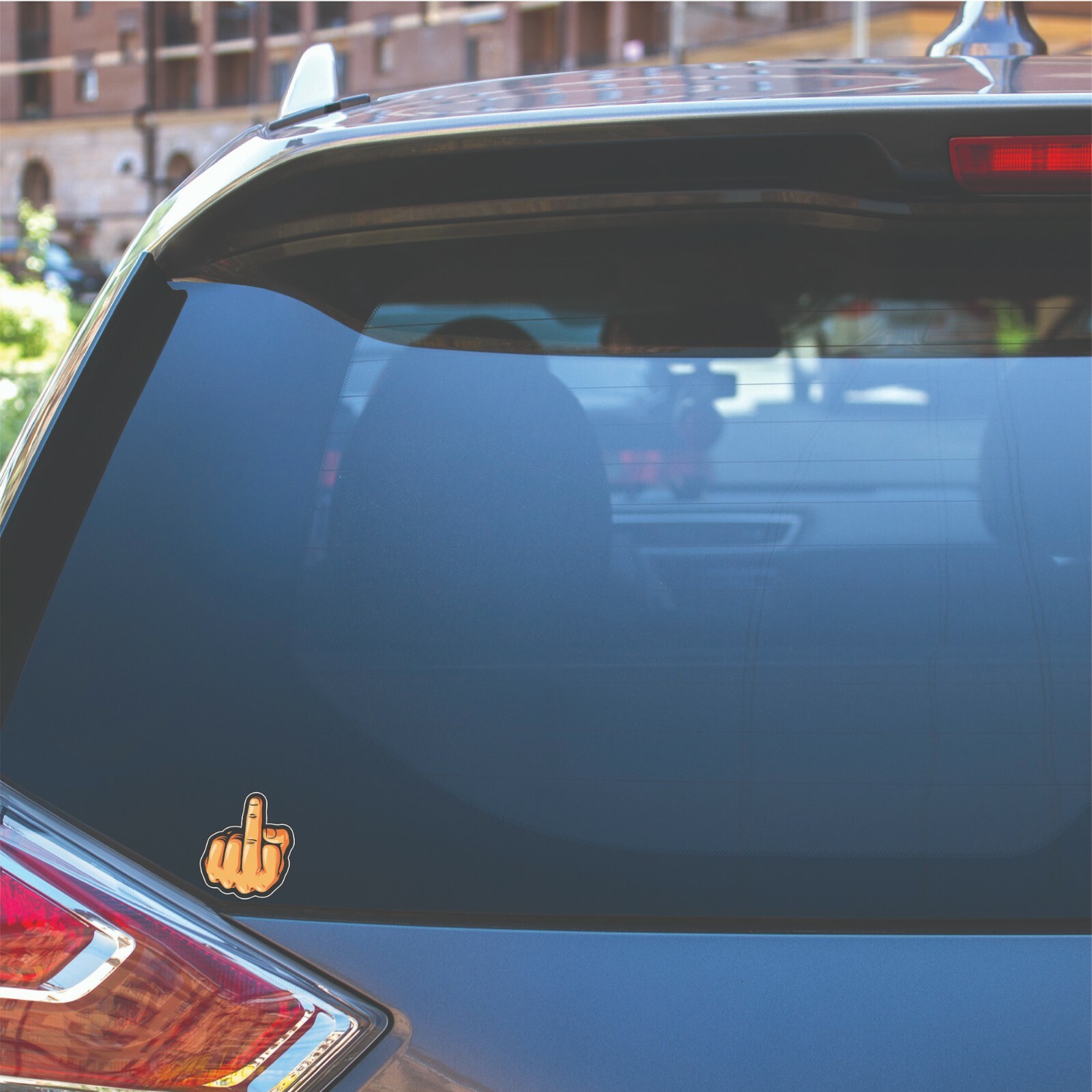 F*ck you Finger Sticker ute toad 4x4 window bumper funny car decal ...