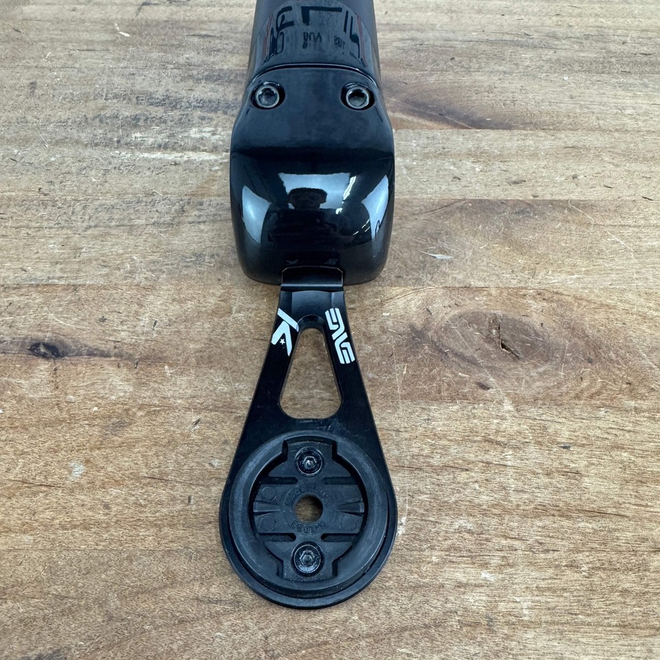 Light Use! Enve In-Route Aero Road 90mm -12 Degree Carbon Stem w/ Computer Mount | eBay