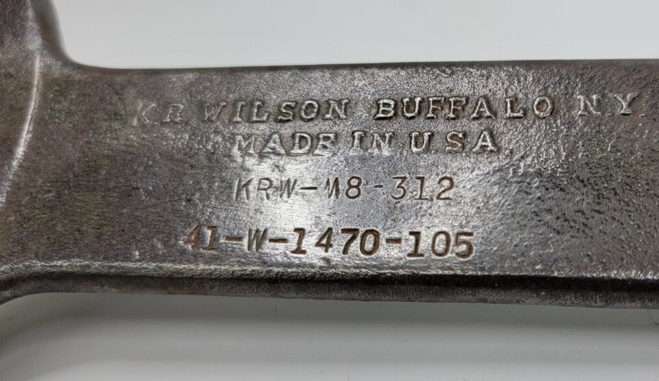 K.R. Wilson Specialty Wrench - KRW-M8-312 - 2 ¼" | eBay