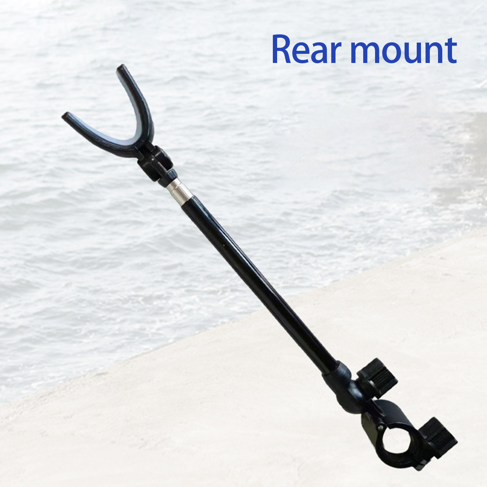 Fishing Pole Support Stretchable Fix Fishing Pole Turret Bracket ...