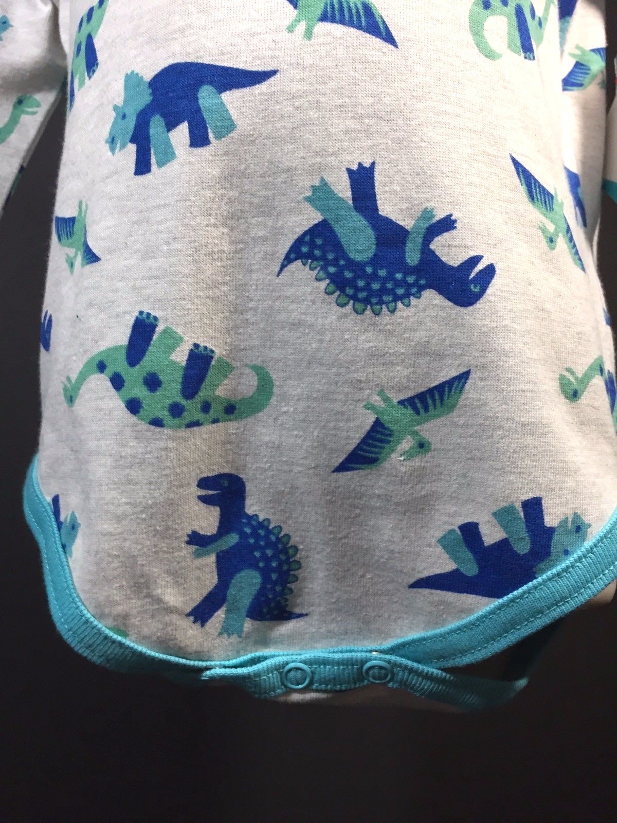 Blue Baby Clothes Boys Long Sleeve Nursery Rhyme One Piece 6-9M 12M 18M ...