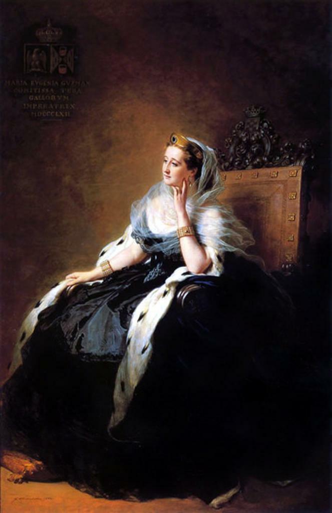 Queen Sitting On Throne Art