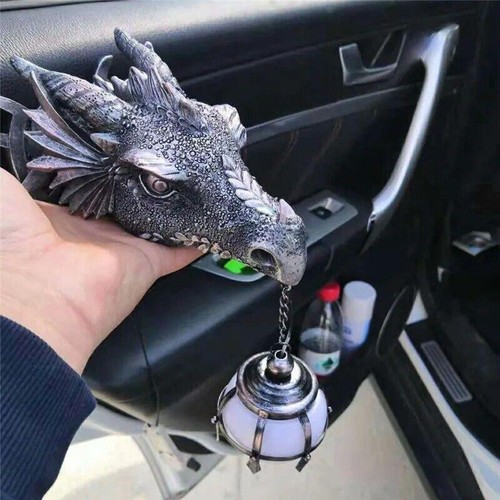 Luxury House Wall Mounted Dinosaur Dragon Head LED Lamp Ornament Home ...