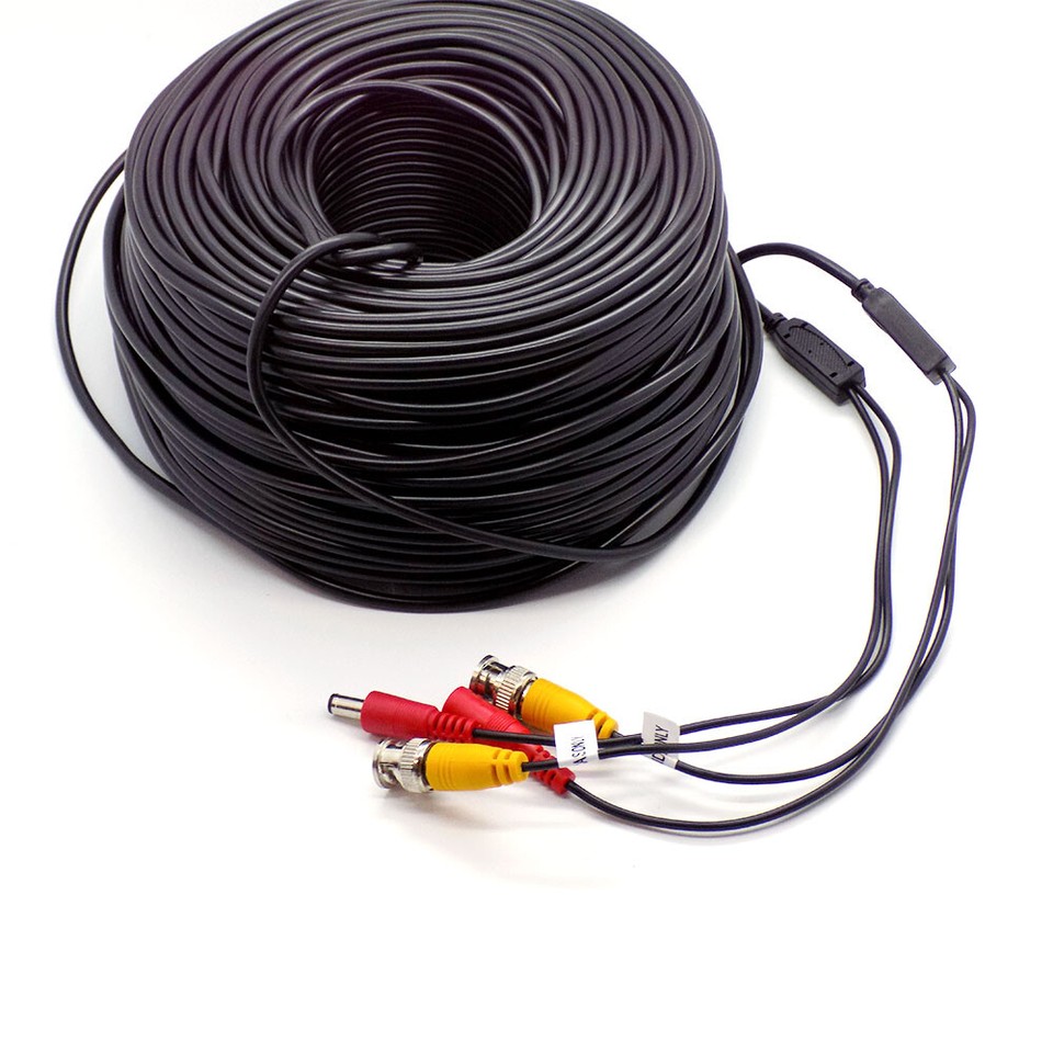 BNC DC Power Lead CCTV Security Camera DVR Video Camera Extension Cable ...
