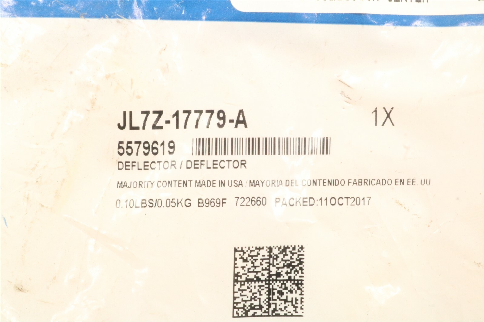 NEW OEM Ford Rear Bumper Air Deflector Left JL7Z-17779-A Lincoln ...