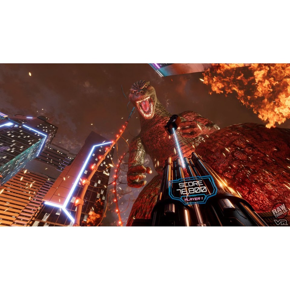 Raw Thrills Godzilla Kaiju Wars VR Arcade Gun Shooting Game | eBay