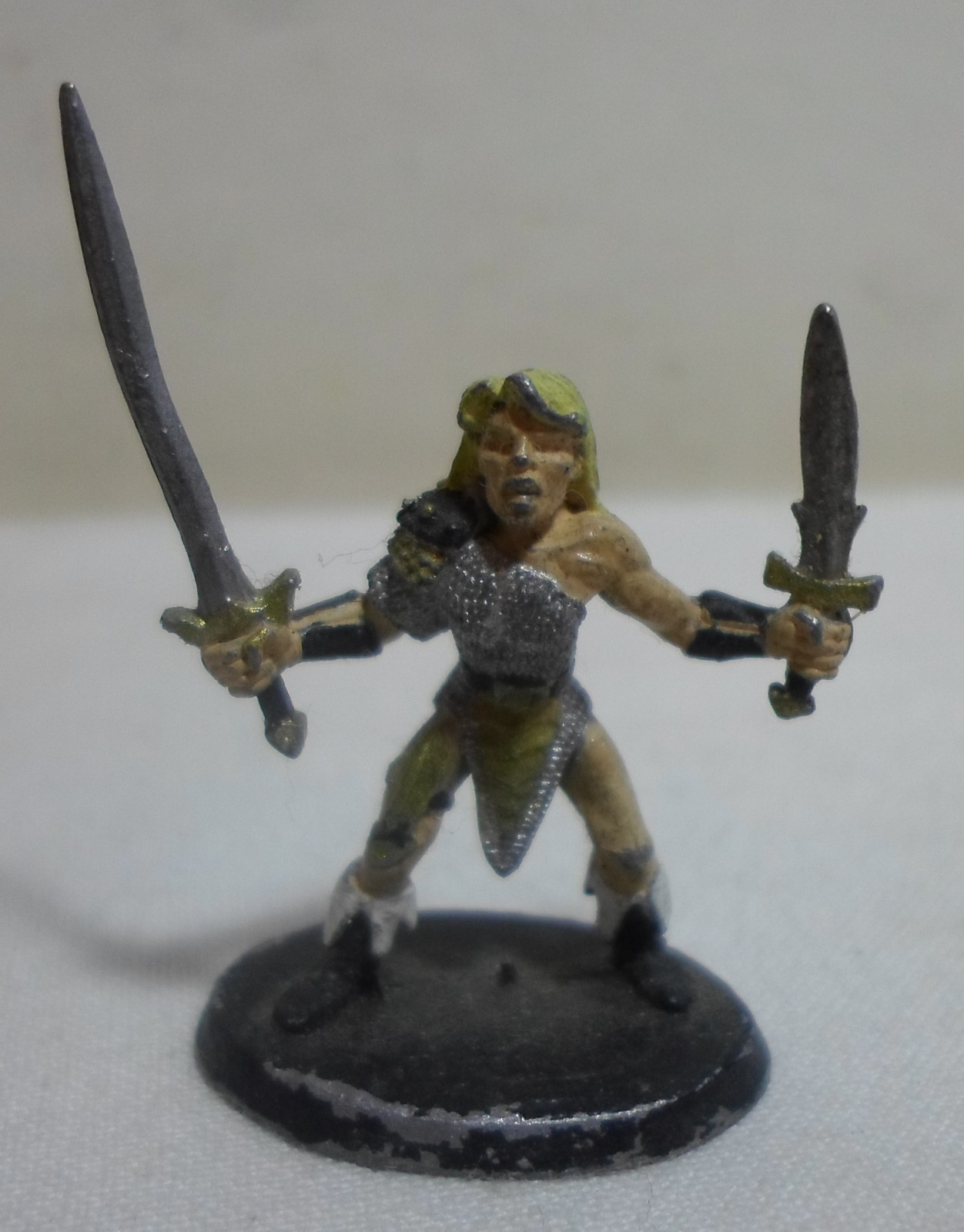 RAL PARTHA VTG FANTASY DND 1990 FEMALE FIGHTER MINIATURE DUNGEONS ...