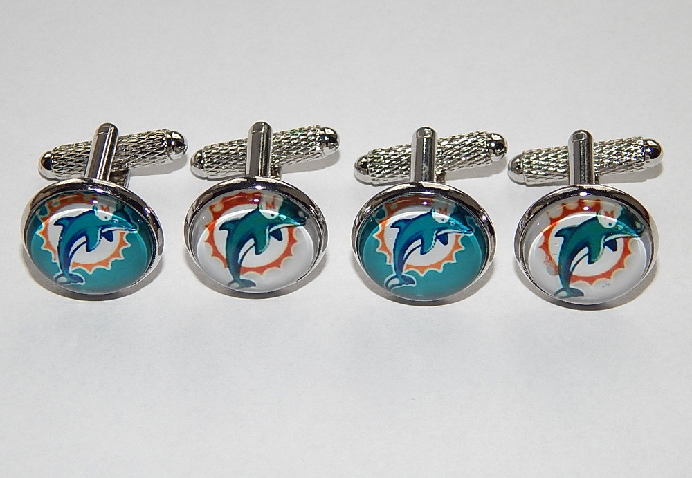 Miami Dolphins NFL football logo cufflinks football sports team ...