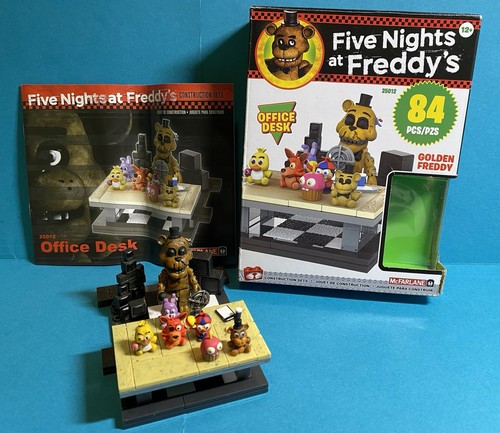 Mcfarlane Five Nights At Freddy’s FNAF Office Desk Set 12811 COMPLETE ...