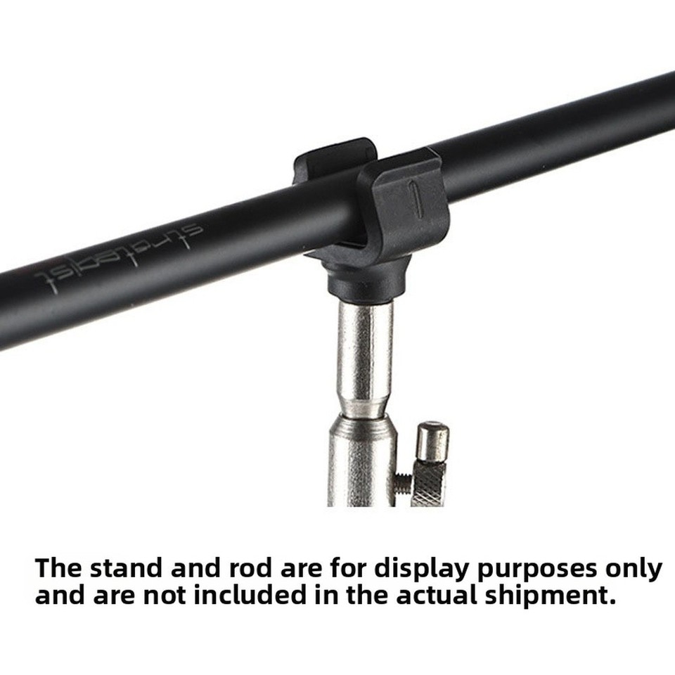 Lightweight Fishing Rod Holder Adapter Black PVC Coated with 38 Inch ...