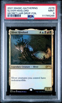 2021 MTG SECRET LAIR DROP FOIL #276 SLIVER HIVELORD PSA 9 | eBay Australia