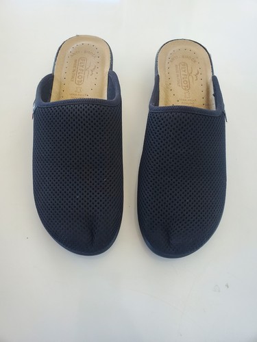 Fly Flot Lightweight Black Mesh Clogs Slip On Mules Anti Shock Shoes Sz ...