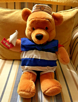 Vintage Disney Nautical Sailor "WINNIE THE POOH" Plush Toy 15 in | eBay