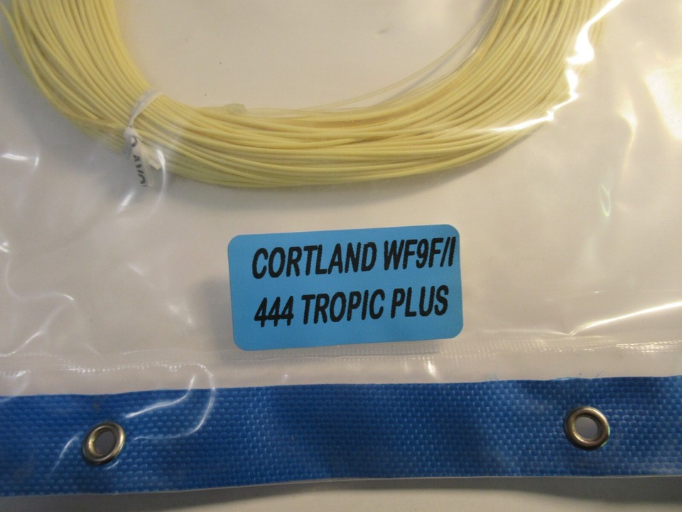 Cortland 444 Peach Tropic Plus WF9F/I Weight Forward Fly Fishing Line ...