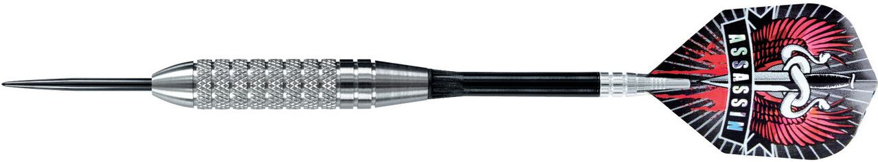 Harrows Assassin Darts Set 18g - 40g grams Tungsten Knurled Ringed ...