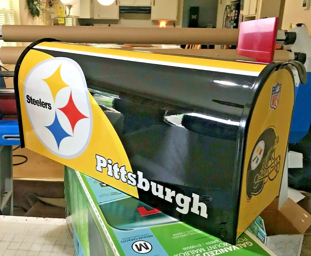 PITTSBURGH STEELERS CUSTOM MAILBOX~jersey~hats | eBay