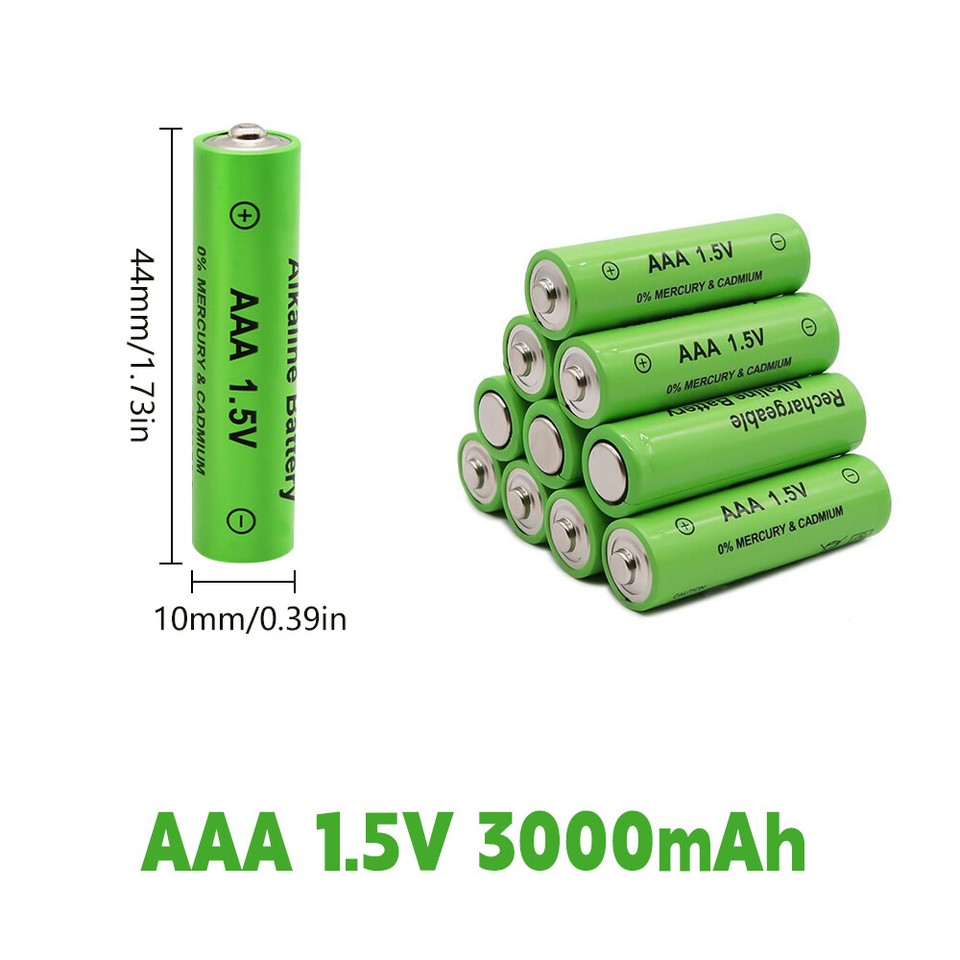 1.5V Alkaline Rechargeable Battery Cell AA/AAA Battery for Led Light ...