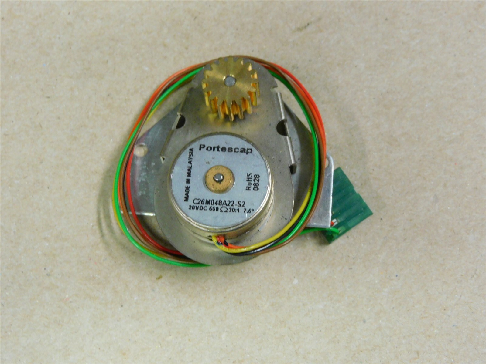 PORTESCAP 30 1 RATIO 20VDC STEPPER MOTOR C26M048A22-S2 for sale online ...